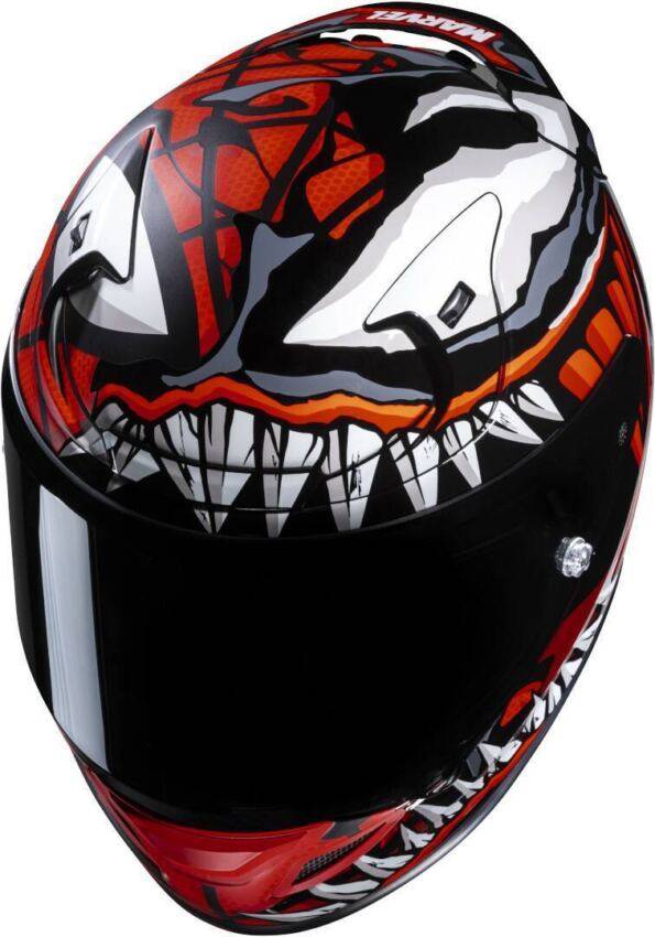HJC RPHA 12 MAXIMIZED VENOM MARVEL – PRETO/VERMELHO – Moto-R